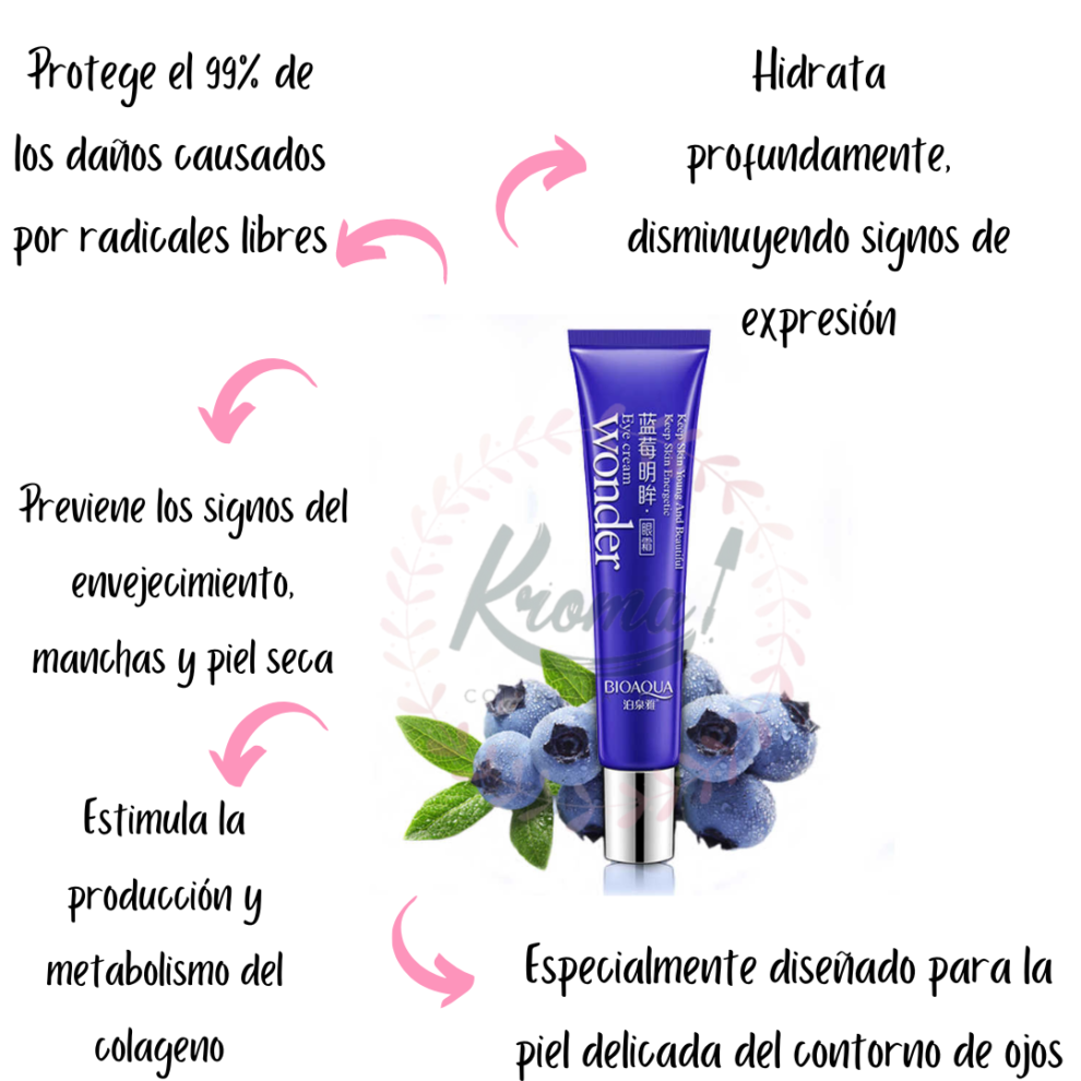 Crema para contorno de ojos con arandanos - Kroma Space Crema para contorno de ojos con arandanos - Kroma Space