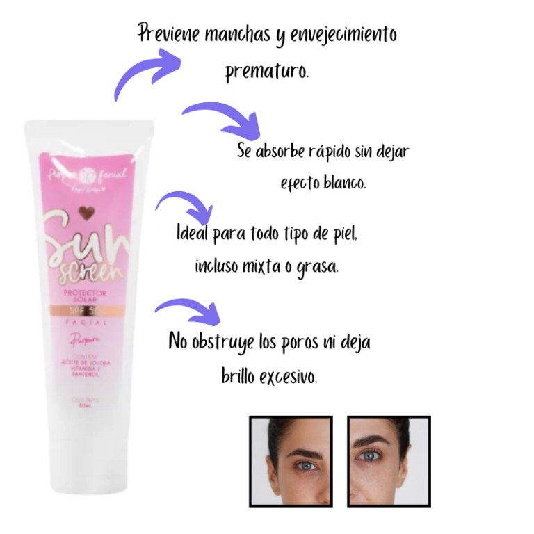 Protector solar 50FPS Purpure - Kroma Space