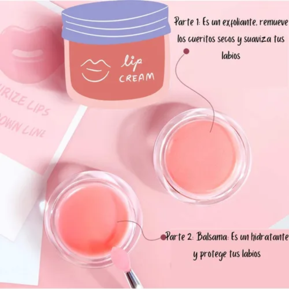 Hidratante + exfoliante de labios 2 en 1 - Kroma Space