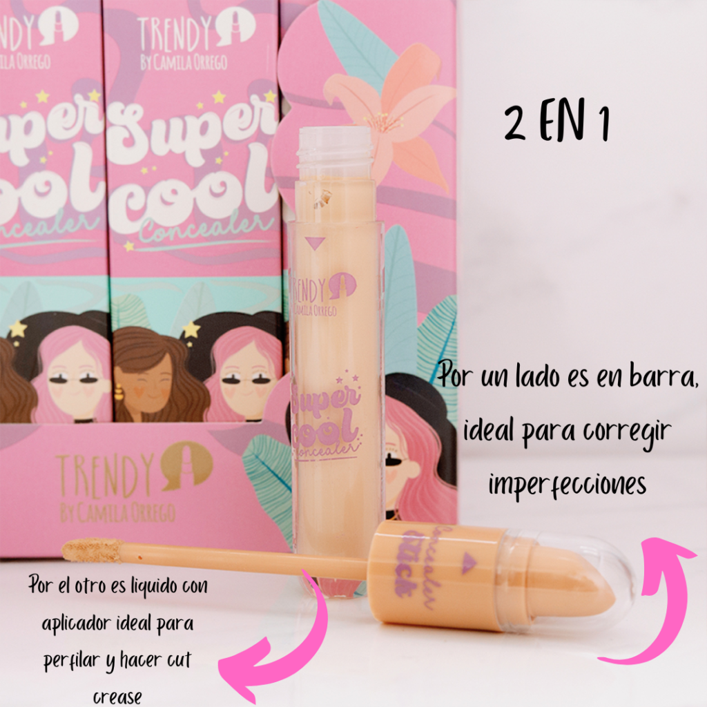 Corrector doble barra+ liquido Super Cool Trendy - Kroma Space