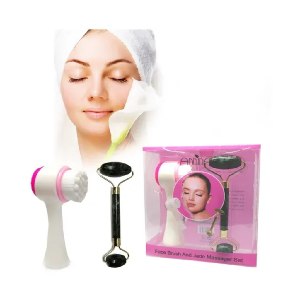 Rodillo facial masajeador piedra Jade - Kroma Space