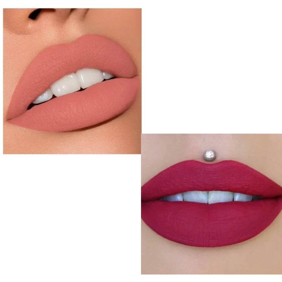 Kit x6 labiales mate a prueba de agua - Kroma Space