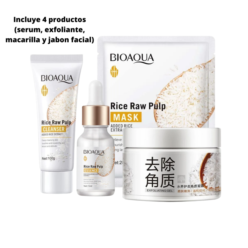 Kit extracto de arroz Bioaqua x4 - Kroma Space