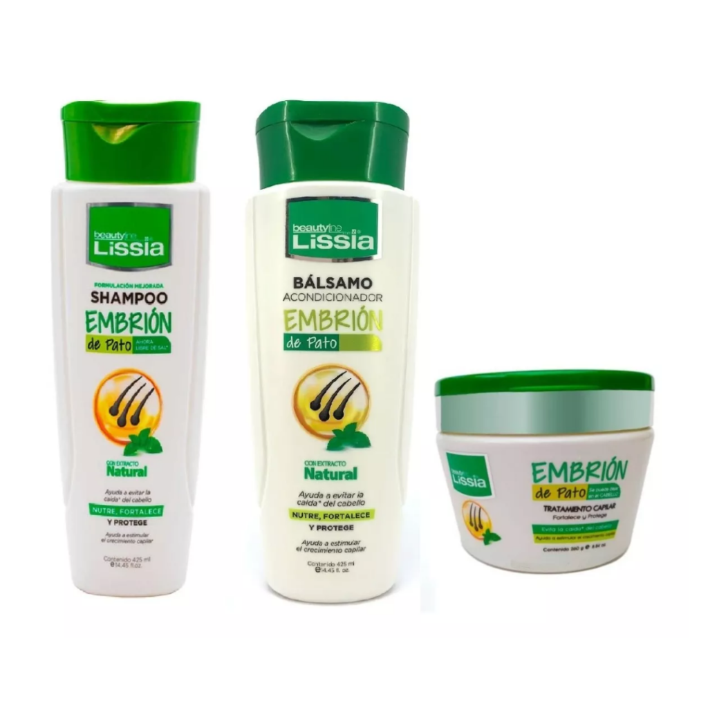 Kit Cuidado Capilar Reparación Intensiva Embrión de Pato 425 ml - Kroma ...