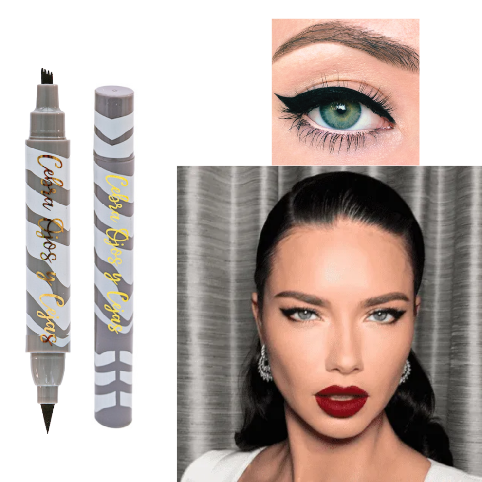 Delineador doble ojos y cejas trendy Cebra - Kroma Space