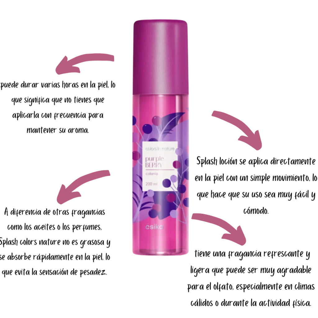 splash esika colors purpberry - Kroma Space