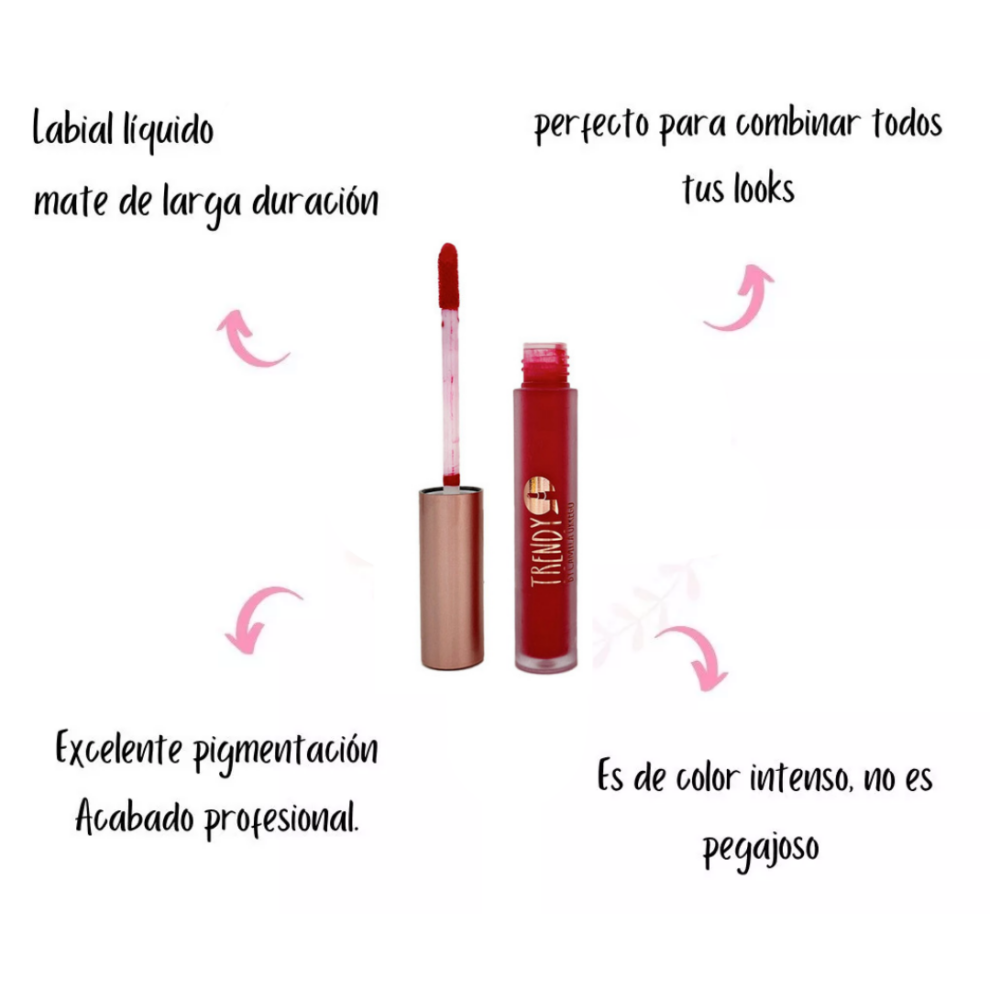 Labial Mate profesional Trendy - Kroma Space