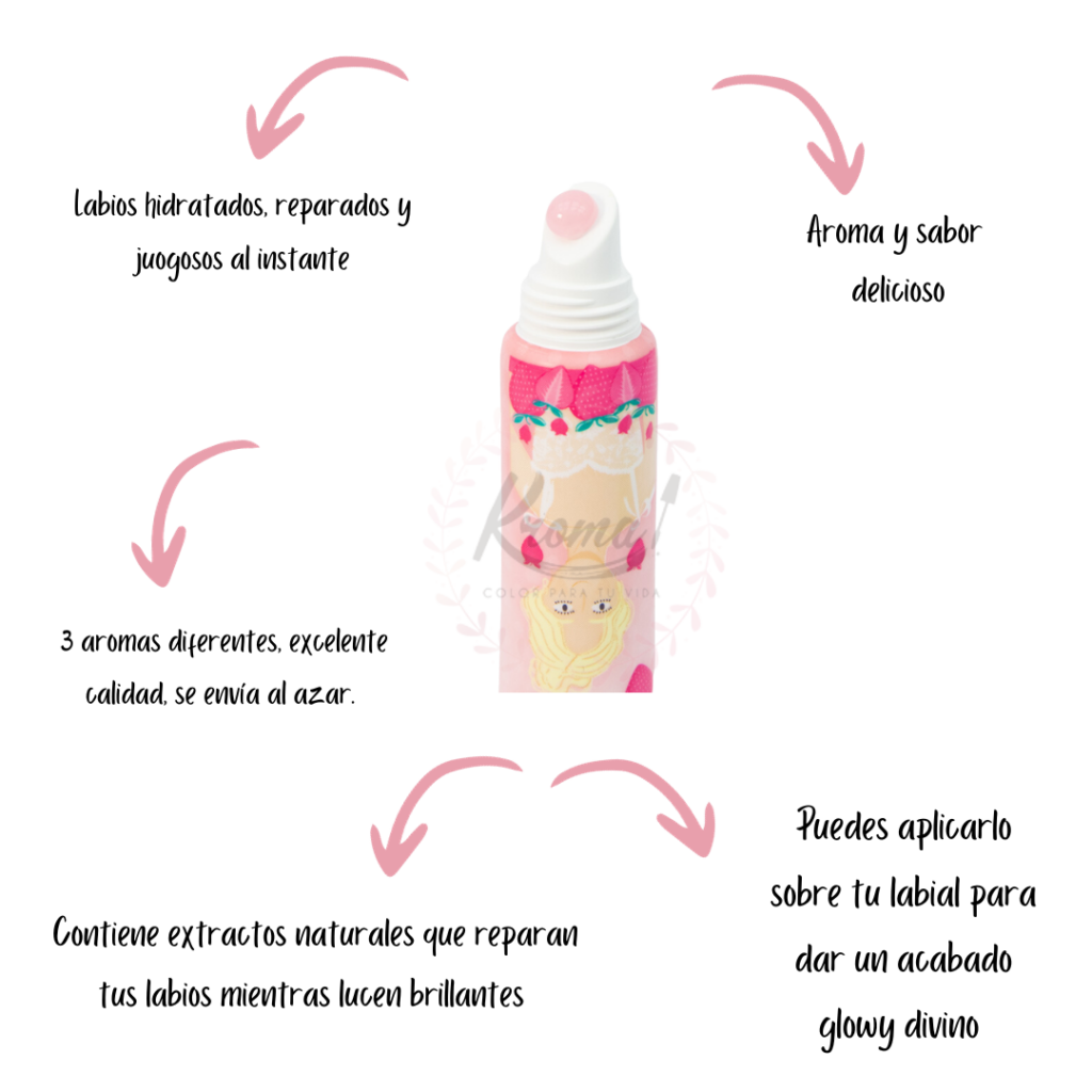 Brillo humectante para labios Happy Trendy - Kroma Space