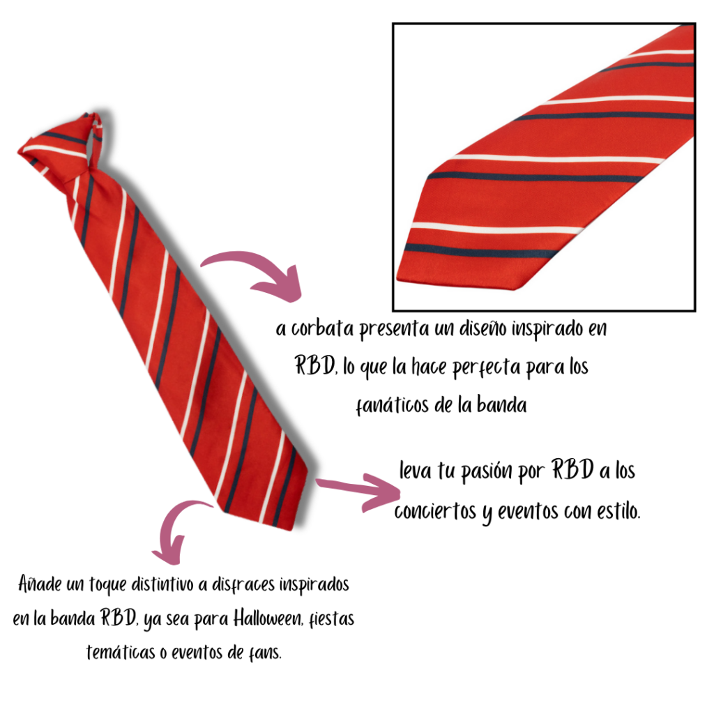 Corbata concierto Rebelde RBD Trendy - Kroma Space