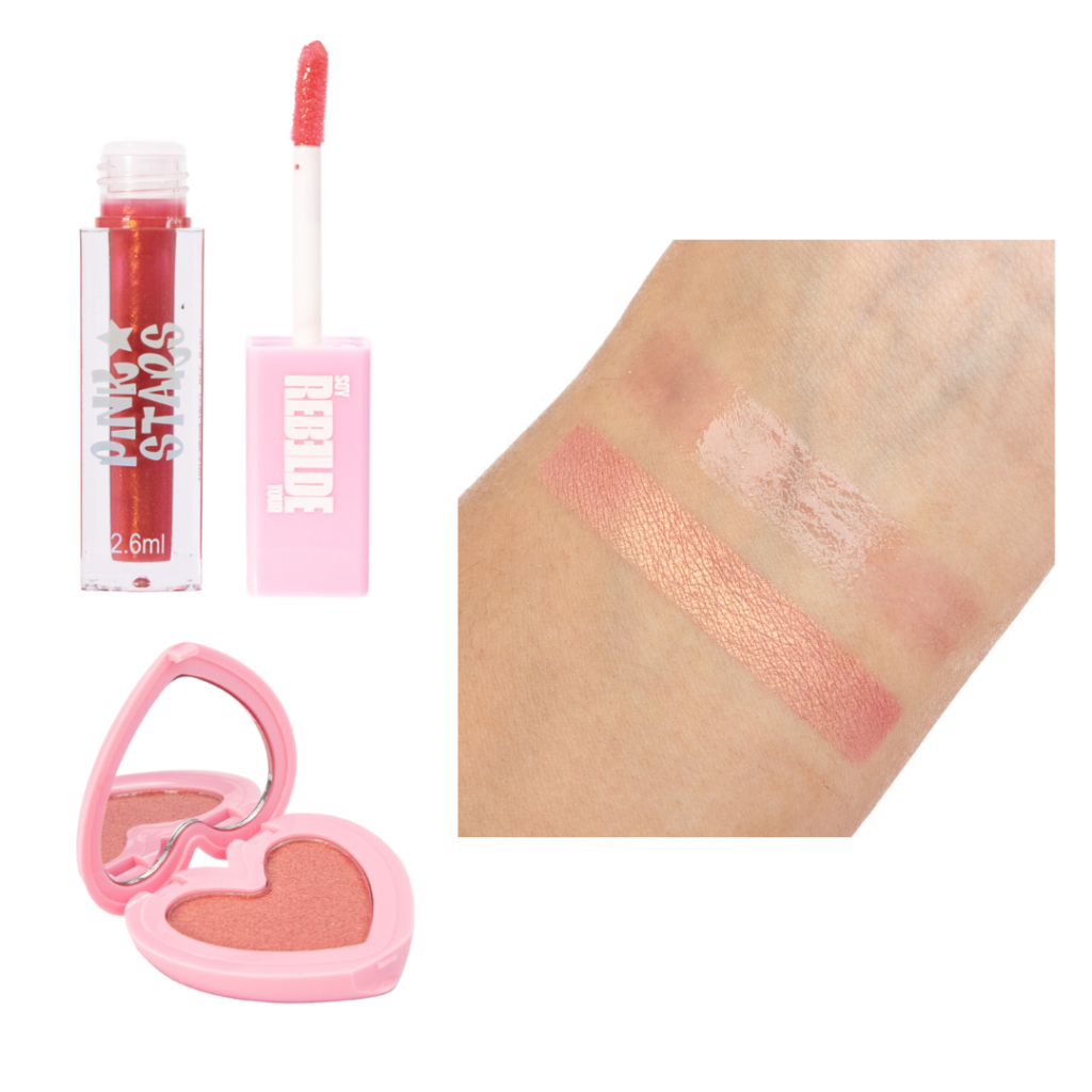 Kit Pink Stars Rubor y Gloss Trendy - Kroma Space