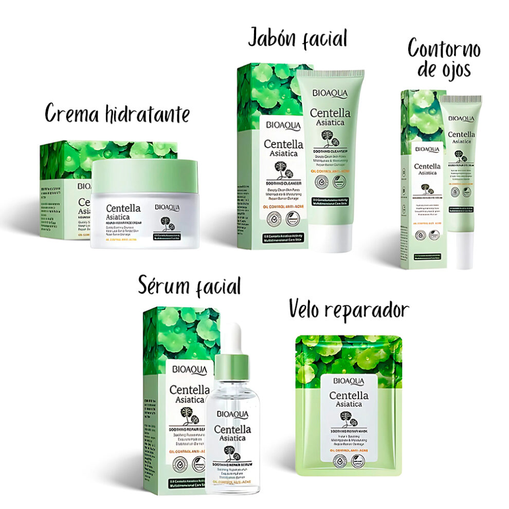 Kit antiedad Centella asiatica Bioaqua - Kroma Space