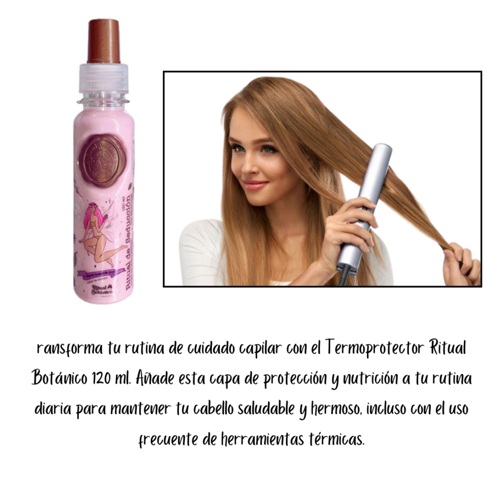 Termoprotector organico Cabello 120 ml ritual botanico - Kroma Space