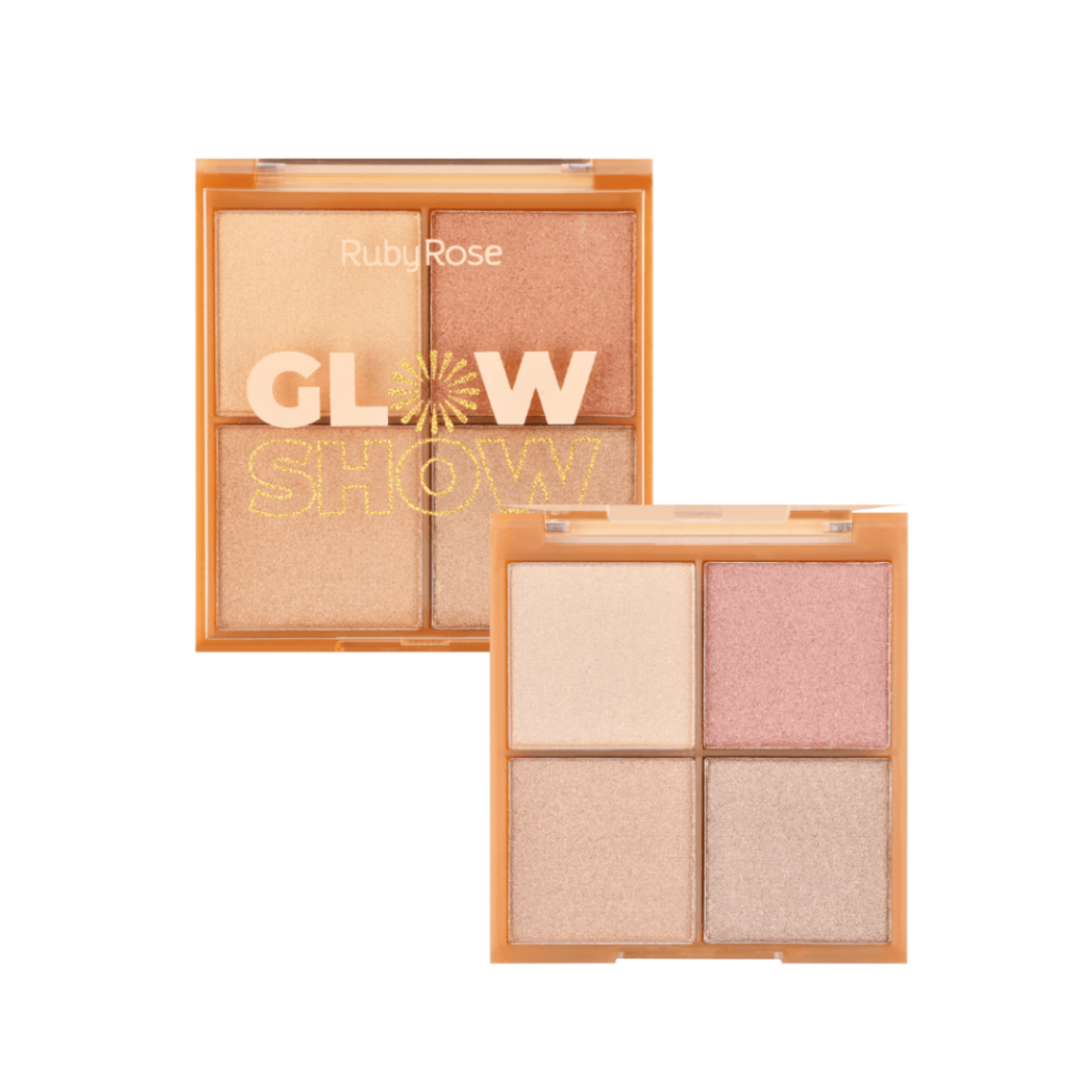 Paleta de Iluminador Glow Ruby Rose - Kroma Space