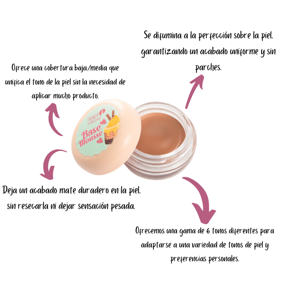 Base Profesional Trendy Mousse - Kroma Space