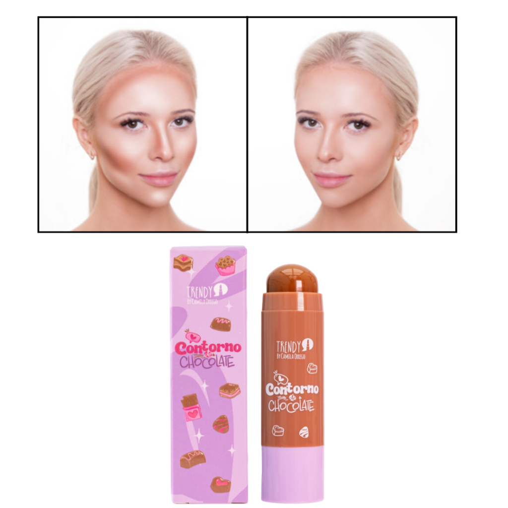 Bronzer Contorno Barra Cremoso Trendy Chocolate - Kroma Space