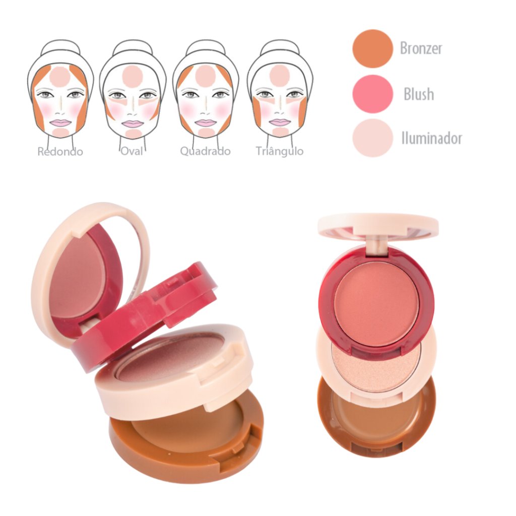 Torre Rubor contorno iluminador Cat Face - Kroma Space