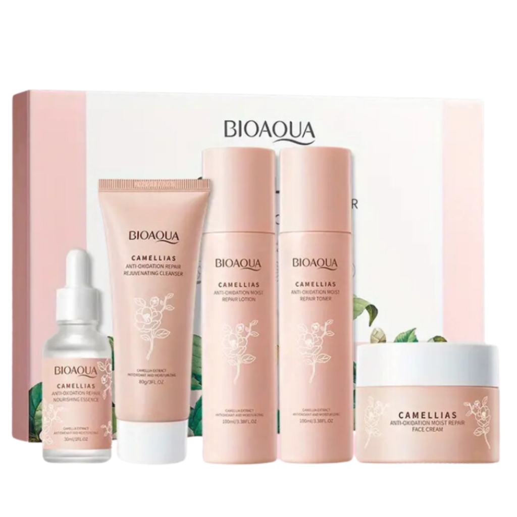 Kit Camelias Bioaqua Antiedad Antiarrugas Estuche Lujo - Kroma Space