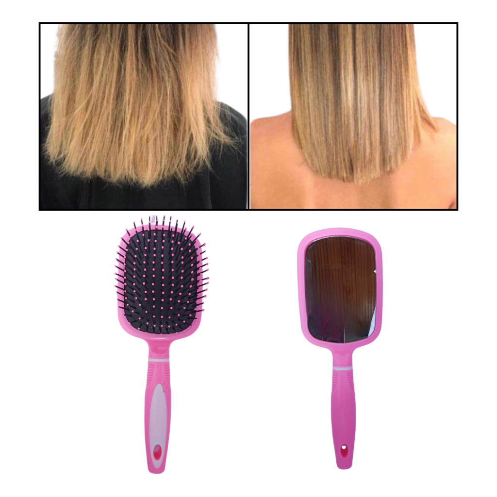 Cepillo plano para cabello con Espejo - Kroma Space