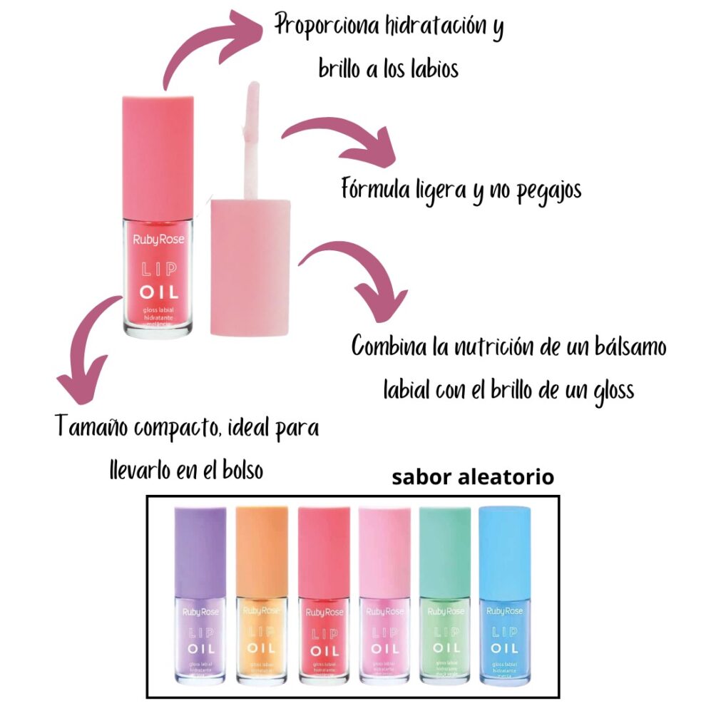 Brillo Lip Oil Rubyrose - Kroma Space