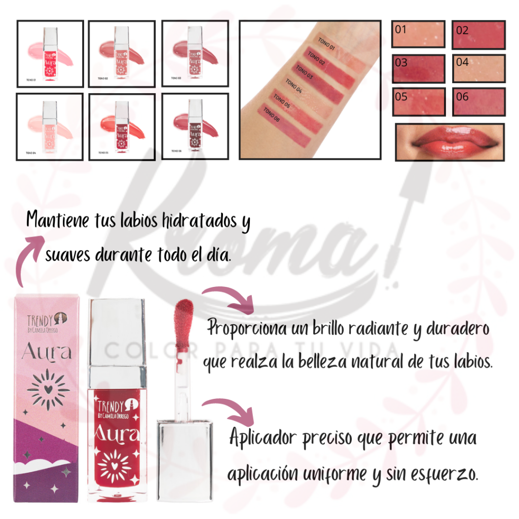 Brillo Gloss Hidratante Trendy Aura - Kroma Space