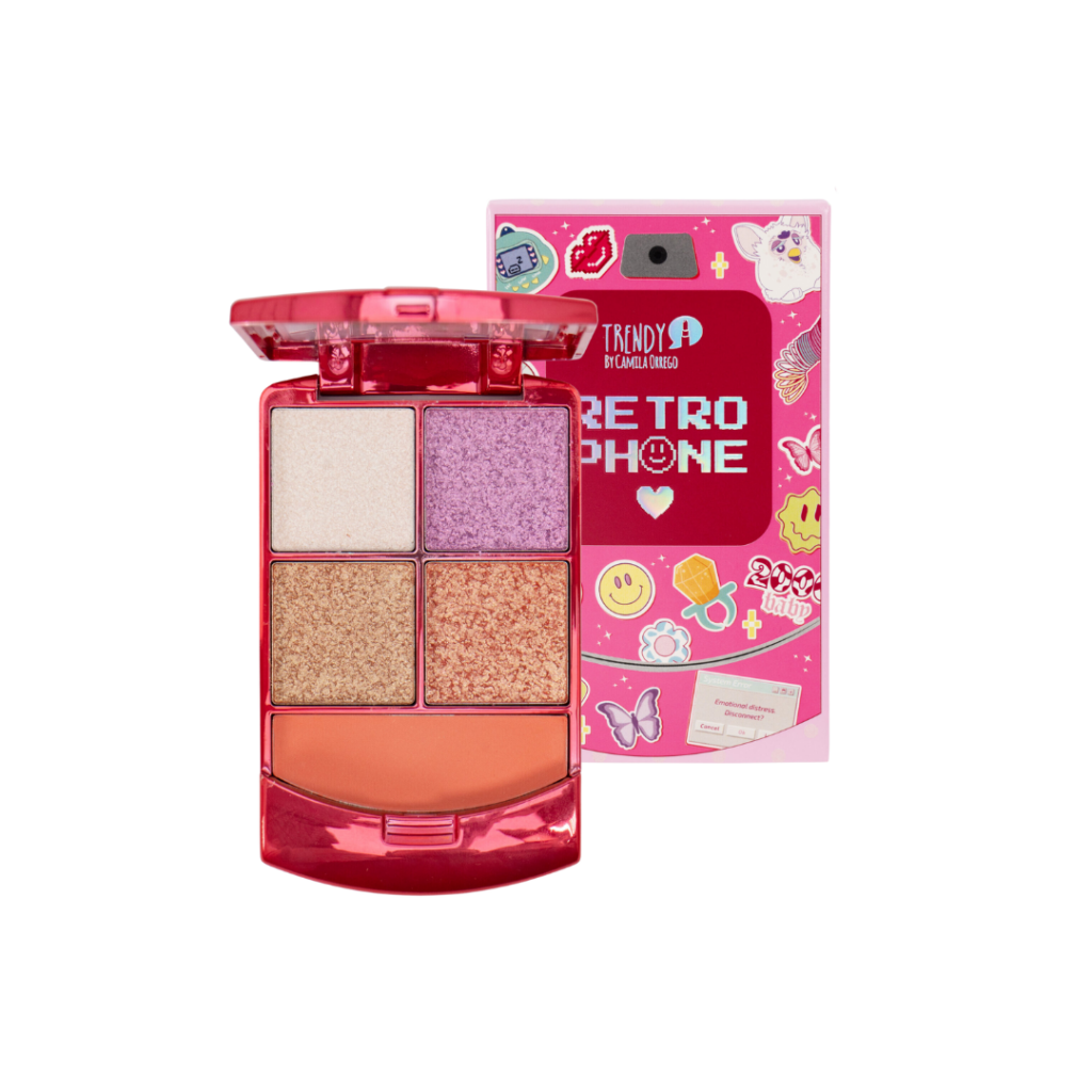 Paleta sombras Retro Phone Trendy - Kroma Space