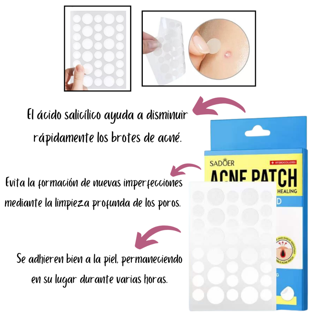 36 Parches Antiacne Acido Salicilico - Kroma Space