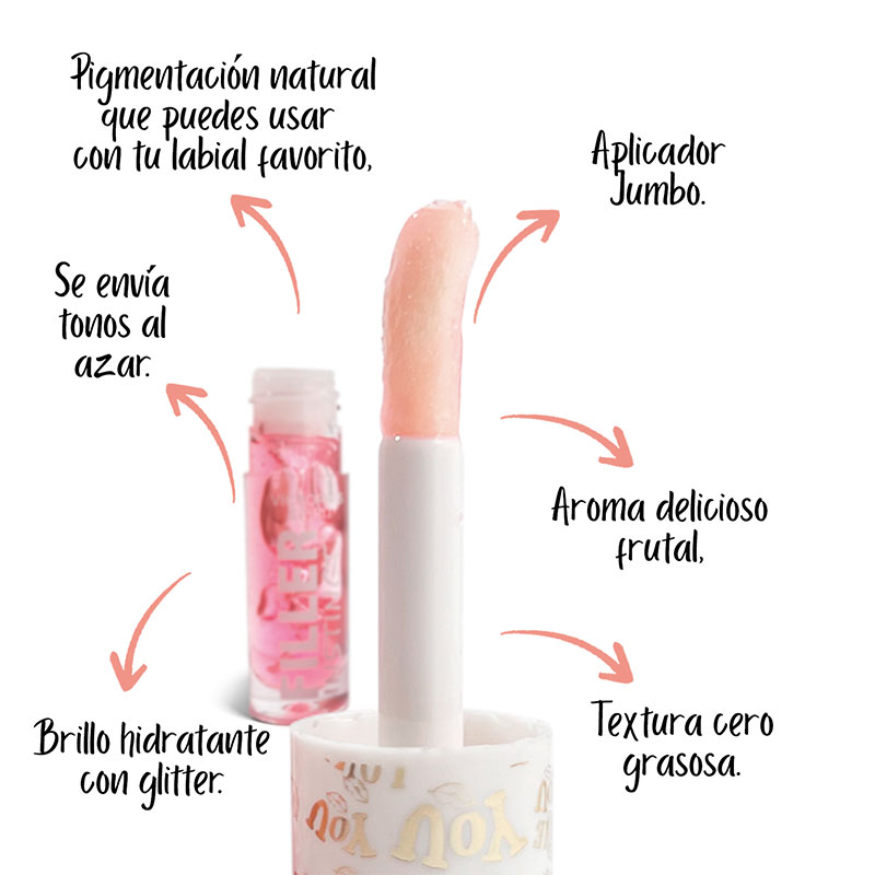 Brillo Hidratante Lip Oil Aplicador Jumbo - Kroma Space