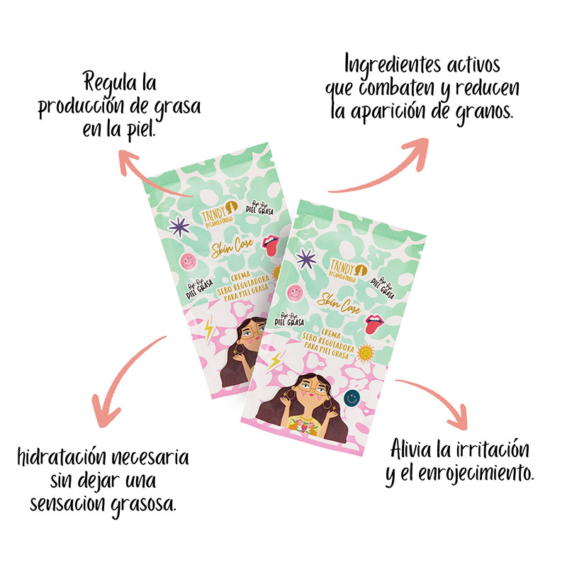 sachet Crema Seboreguladora Trendy - Kroma Space