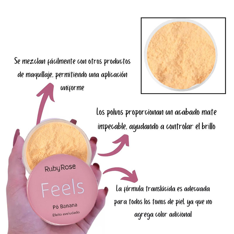 Polvos Banana Feels Rubyrose - Kroma Space