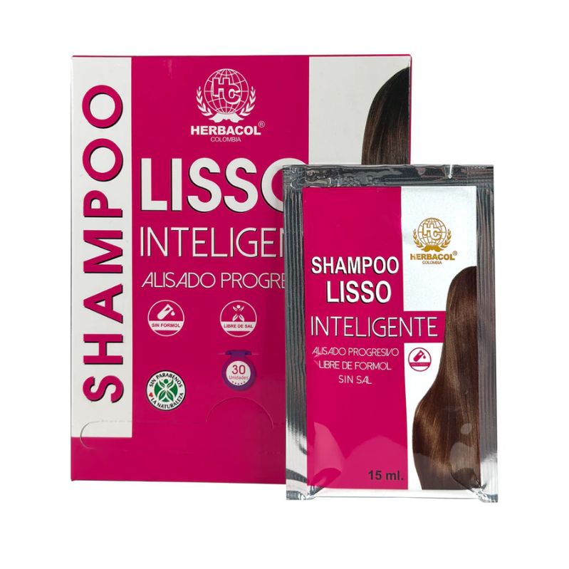 Shampoo Liso Inteligente sin Formol Herbacol - Kroma Space