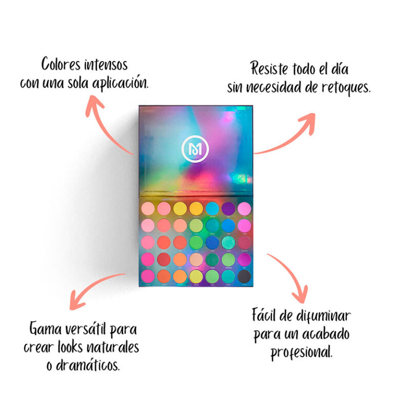 Paleta de Sombras Profesional Artica Montoc - Kroma Space