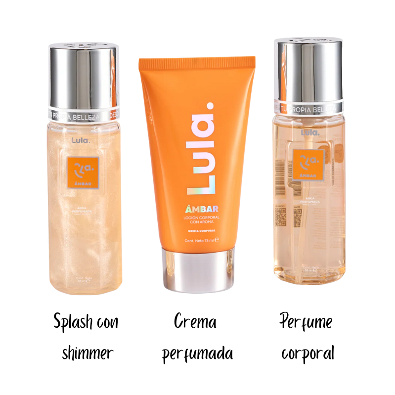 Kit corporal Lula crema, splash y perfume capilar - Kroma Space